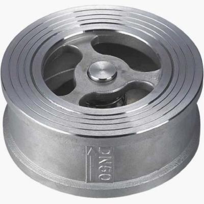 China jis din asme wafer type duo dual check valve for sale