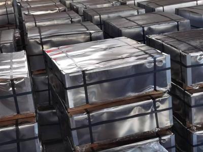 China 0.2mm - 1.5mm Tin Coated Steel Sheet Food Packaging Prime Electrolytic Tinplate for sale