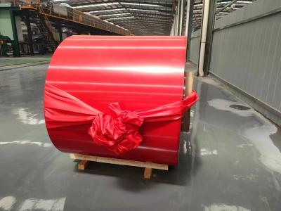 China Az120 Az150 Prepainted Galvanized Coil Building Ppgi Coated Coil Red Color for sale