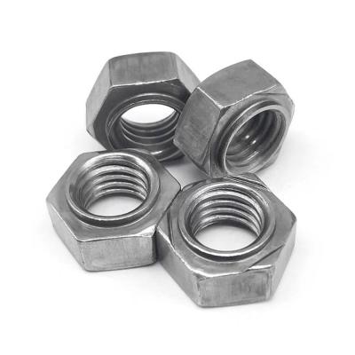 China M20 SS304 Stainless Steel A2-70 DIN934 Coarse Thread/Fine Pitch Thread Hex Nut Hexagon Nut for sale
