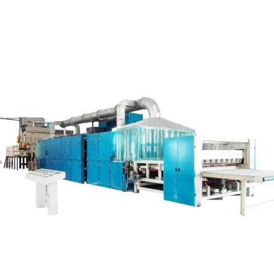 China Nonwoven synthetic fiber and shoddy fiber airlaid machine making nonwoven thermal bonding felt for sale