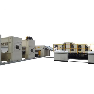 China Nonwoven fabric machine needle punching felt making production line for sale