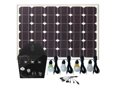 China Solar power home system 60W for TV/ Satellite receiver , LED lighting, radio using for sale