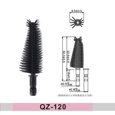 China plastic 3d fibre relian custom eyelash extension dual ended benefit mascara private label de halloween cosmetic brush for sale