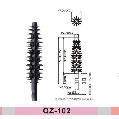China 3d 4d fiber magic lash perming silicone plastic black eyebrow loreal silk mascara facial private label tube brush wands for sale