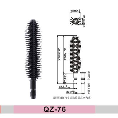 China retractable 3d 4d fiber magic lash perming silicone plastic black eyebrow loreal silk mascara facial private label brush for sale