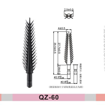 China maybelline brown pink organic silicone plastic nylon empty makeup fiber lash mascara halloween tubes bottles with brushe for sale