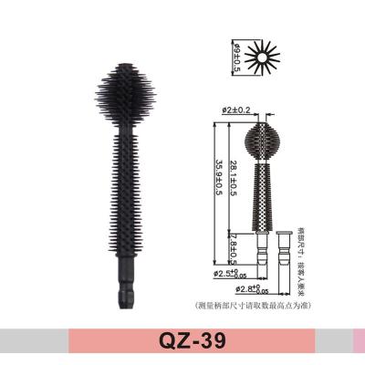 China pink organic silicone plastic nylon empty makeup fiber lash mascara halloween tubes bottles with brushes wands 4d contai for sale