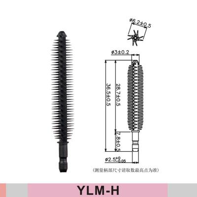 China black custom eyelash eyebrow eyeline brush wands mascara crystal for sale