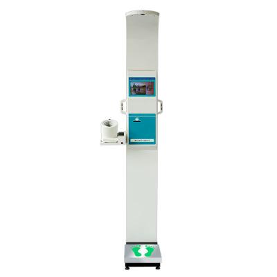 China Auto Height Weight Bmi Kiosk Blood Pressure Machine For Human Body for sale