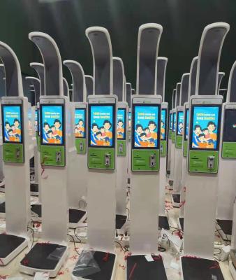 China 500kg Coin Operated Weight And Height Body Scale AC250V for sale