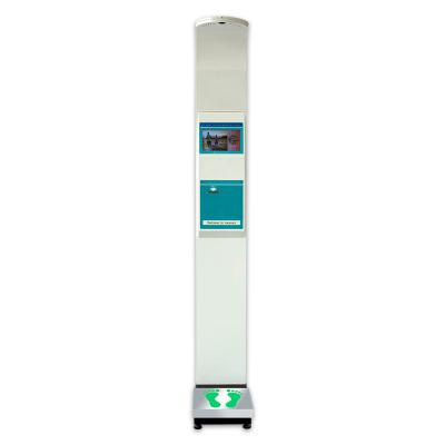 China Weight Height Health Weighing Body Scale Ultrasonic Height Scales With Printer Te koop