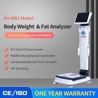 China Body Fat Scale Printer Digital Body Composition Analyzer Machine For Gym for sale