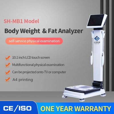 China Máquina do analisador de Digital Body Composition da impressora da escala da gordura corporal para o Gym à venda