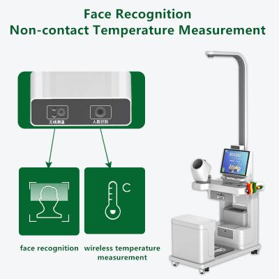 China SH-T15 Pro Manufacturer Price Health Care Body Checkup Telemedicine Kiosk Height Weight Body Fat Scale Station Te koop