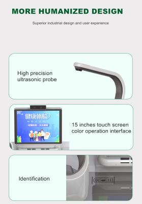 China SH-T15 Pro Manufacturer Price Health Care Body Checkup Telemedicine Kiosk Height Weight Body Fat Scale Station Te koop