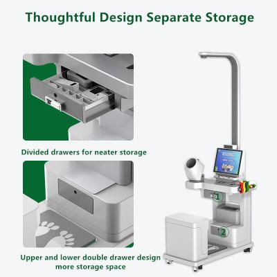 China SH-T15 Pro Manufacturer Price Health Care Body Checkup Telemedicine Kiosk Height Weight Body Fat Scale Station Te koop