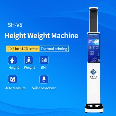 China Escala de Peso de Altura por Ultra-som Escala de Peso de Altura Digital para Humano com Impressora à venda