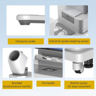 China Multifunctioneel digitale hoogte-gewichtsschaal voor het ziekenhuis Te koop