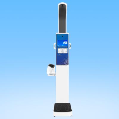 China Medical Electronic Height Weight Bmi Blood Pressure Fat Machine with Printer for sale