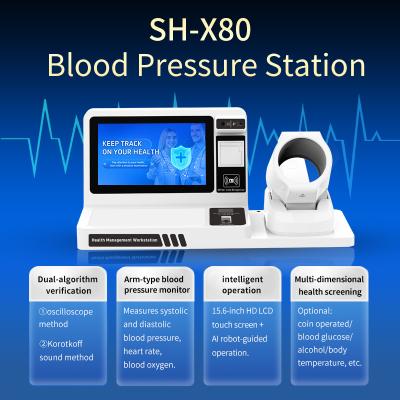 China ODM OEM Digital Blood Pressure Monitor Heart Rate Measurement Hospital Pharmacy Electronic Blood Pressure Machine for sale