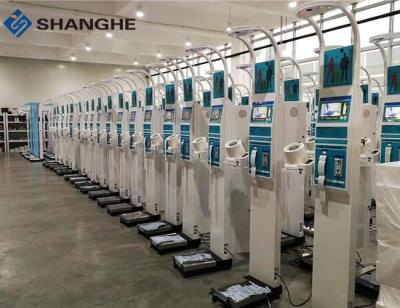 China Coin Operated Body Weight And Height Scale Blood Pressure Heart Rate Measuring Machine for sale