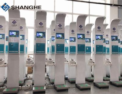 China Escalas médicas da altura e do peso do ultrassom bonde esperto para a pressão sanguínea de medição de frequência cardíaca à venda