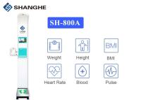 China Blood Pressure Bmi 10.1'' Automatic Height And Weight Machine for sale