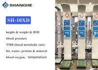 China Human Body Fat Analysis Scale , 40 - 180 Pulse / Min Total Body Composition Analyzer for sale