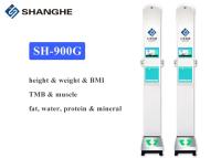 China Customized Digital Scale And Body Fat Analyzer , 50 - 210cm Height Range Body Weight Analyzer Scale for sale