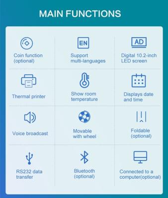 Cina Best Price Weight And Height Measuring Machine Ultrasonic Coin-Operated Weight And Height Scale With Printer Sh-500 in vendita
