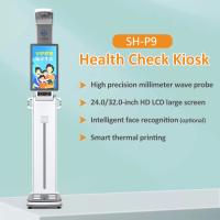 China Smart Height And Weight Body Fat Scale Bmi Rs232 Printer Digital Scale for sale