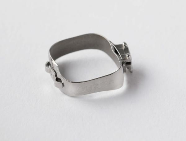 Quality Silver Metal Orthodontic Bands The 1st Molar Roth / MBT With Tube Cleat for sale