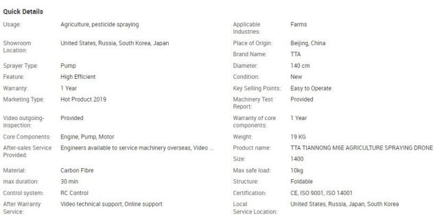 M6e Drone 30L Farming Sprayer Crop Protection Pesticide Spraying Agricultural Fumigation Fogger Farm Use Uav