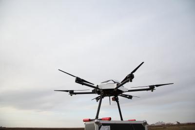 China Remote Control Pest Control Autopilot GPS Drone with Liquid Contained Disinfector for sale