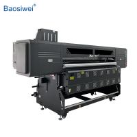 China Dye Sublimation Textile Printer 1.9m with 8 i3200 Printheads - 300 sqm/h Production Speed for sale