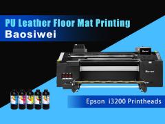 Baosiwei PU Leather Floor Mat Printing Solution