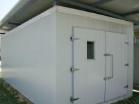 Quality Air Cooled Water Cooled Stainless Steel Cold Room Container With LED Lighting for sale
