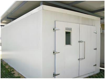 China 10m3 - 100m3 Small Cold Storage Refrigeration Equipment With PUR / PIR Core for sale