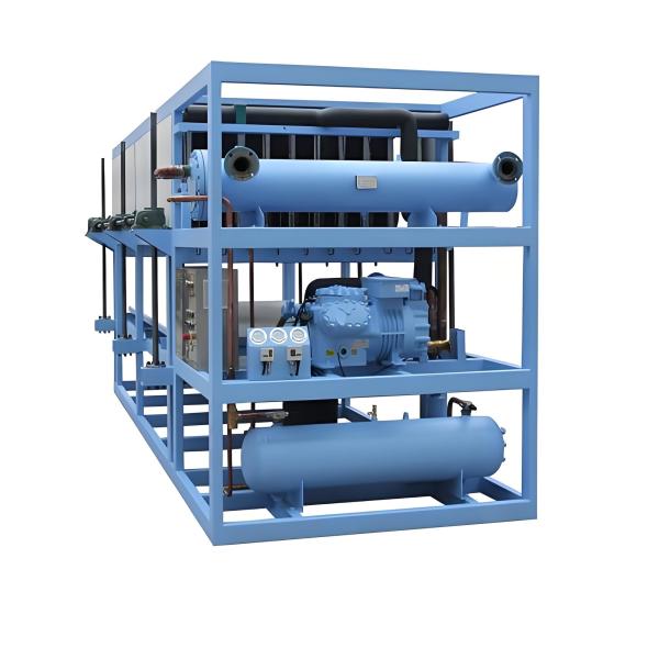 Quality 500Kg Bin Ice Machine Air Cooling Industrial Ice Maker Machine With PLC Control System for sale