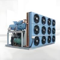 Quality PLC Control Industrial Ice Cube Maker Machine With Bitzer Compressor for sale