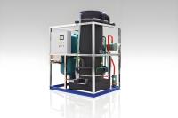 Quality 1.5-2.2mm Danfoss Flake Ice Machine With Automatic Ice Storage Bin for sale