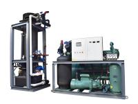 Quality 500kg Drum Type Flake Ice Machine Air Cooling With Bitzer Compressor / Danfoss for sale