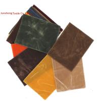 Quality Waterproof PU Color Coating Fabric Twill Fabric with Dry Waxed Canvas Carcoats for sale
