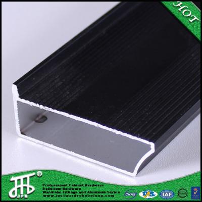 China black powder coating aluminum profile cabinet for window and door aluminum frame aluminum for sale