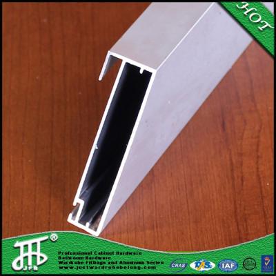 China anodizing silver aluminum profile for cabinet glass door frame aluminum profiles with best for sale