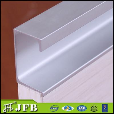China supply frame door kitchen cabinet handle aluminium extruded profilein high quality cabinet kitchen g handle profile for sale