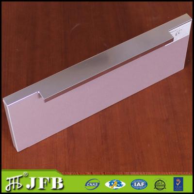 China kitchen cabinet door frame g handle edge aluminum profile Kitchen Cabinet Handles Silver 30X30 Aluminium Profile for sale