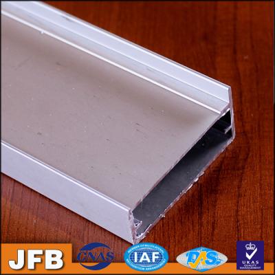 China Aluminium profile kitchen cabinet glass doors/handle profile aluminium frame for sale