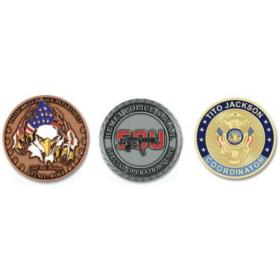 China Manuafacture 3D USA Police Army Military United Police Challenge Coin United Stated Custom Font for sale